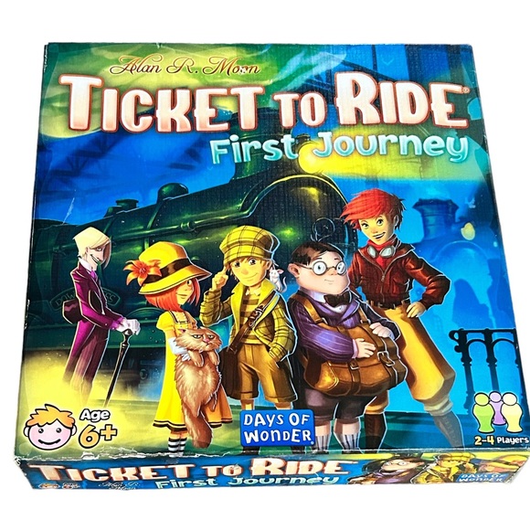 Days Of Wonder | Games | Ticket To Ride First Journey Board Game | Poshmark
